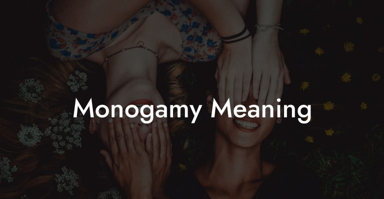 Monogamy Meaning - The Monogamy Experiment